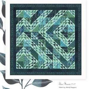 Ebb & Flow-saltaire-spume-essoldo Design-kate Rebecca Leach-windham-100% Cotton Fabric-54031d-10 ...