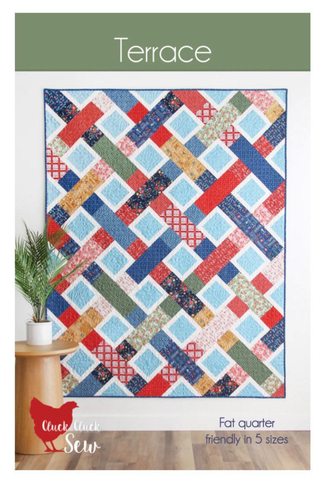 Terrace Quilt Pattern-5 Sizes-designer Allison Harris-forget Me Not ...