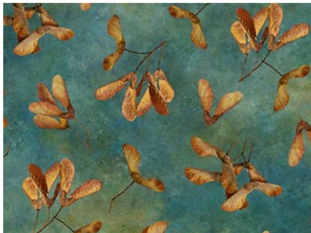 Leaf Keys-dark Teal-autumn Splendor Collection-stonehenge-lucivido ...