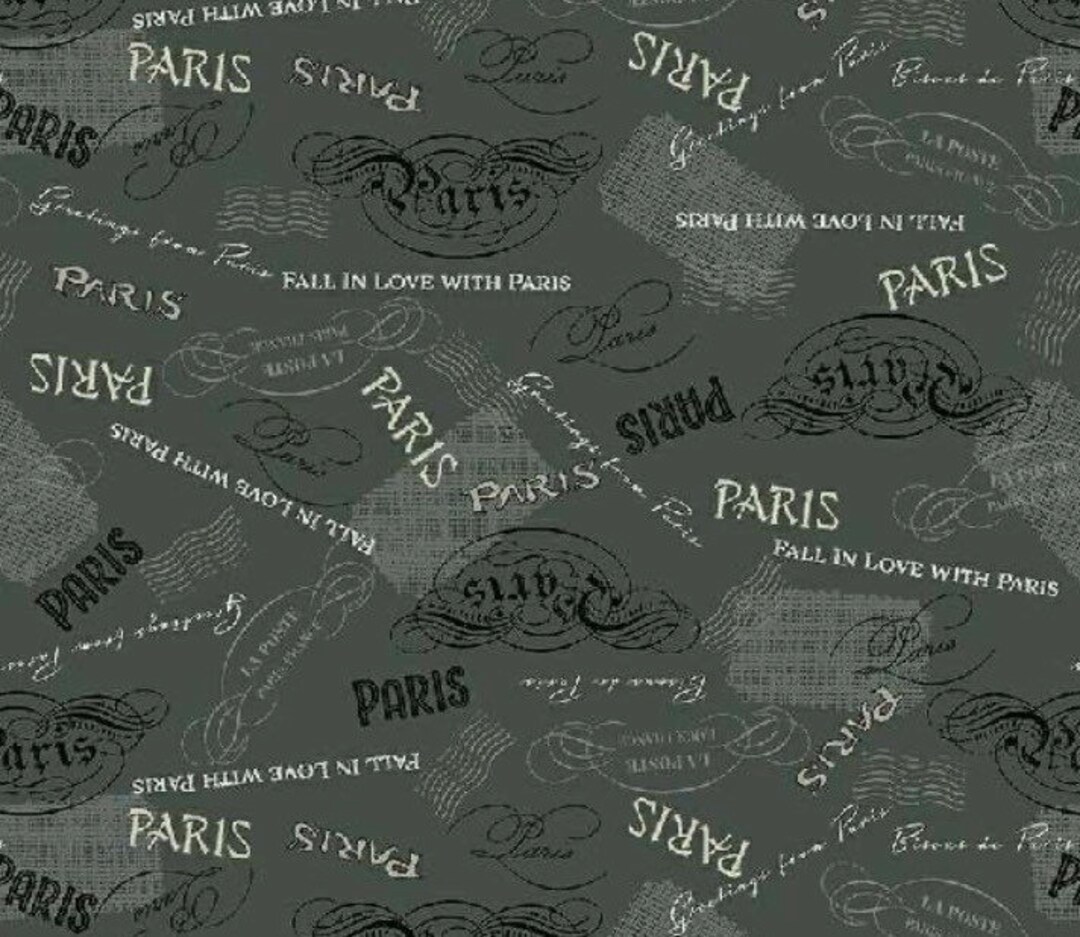 Greetings From Paris-fall in Love With Paris Collection-eiffel Tower ...