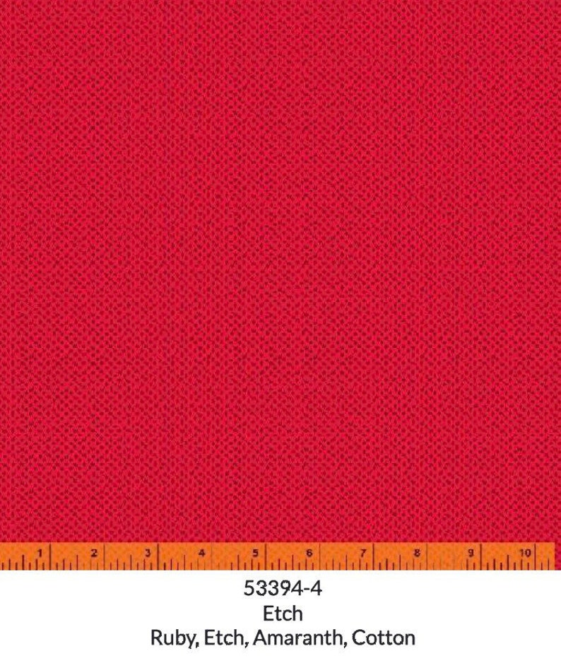 Etch-amaranth-red-ruby Collection-whistler Studios-windham - Etsy