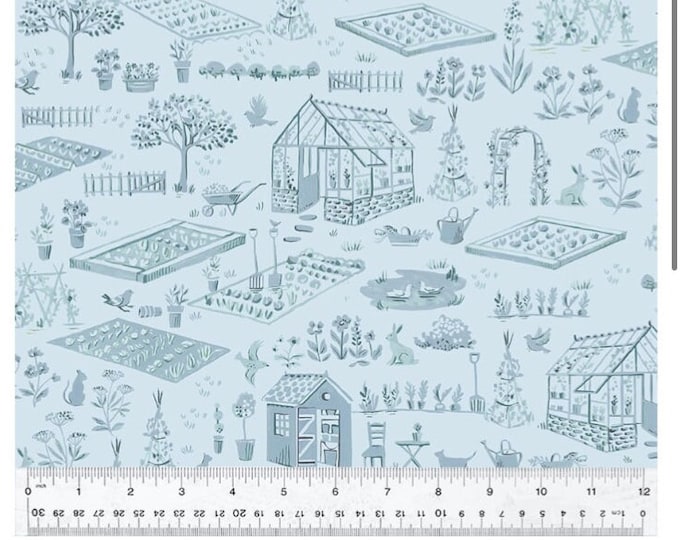 Robin-robin’s Nest-dew-clare Therese Gray-windham Fabrics-100% Cotton ...