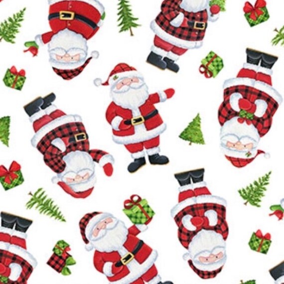 Santa Toss-white-santas Tree - Etsy