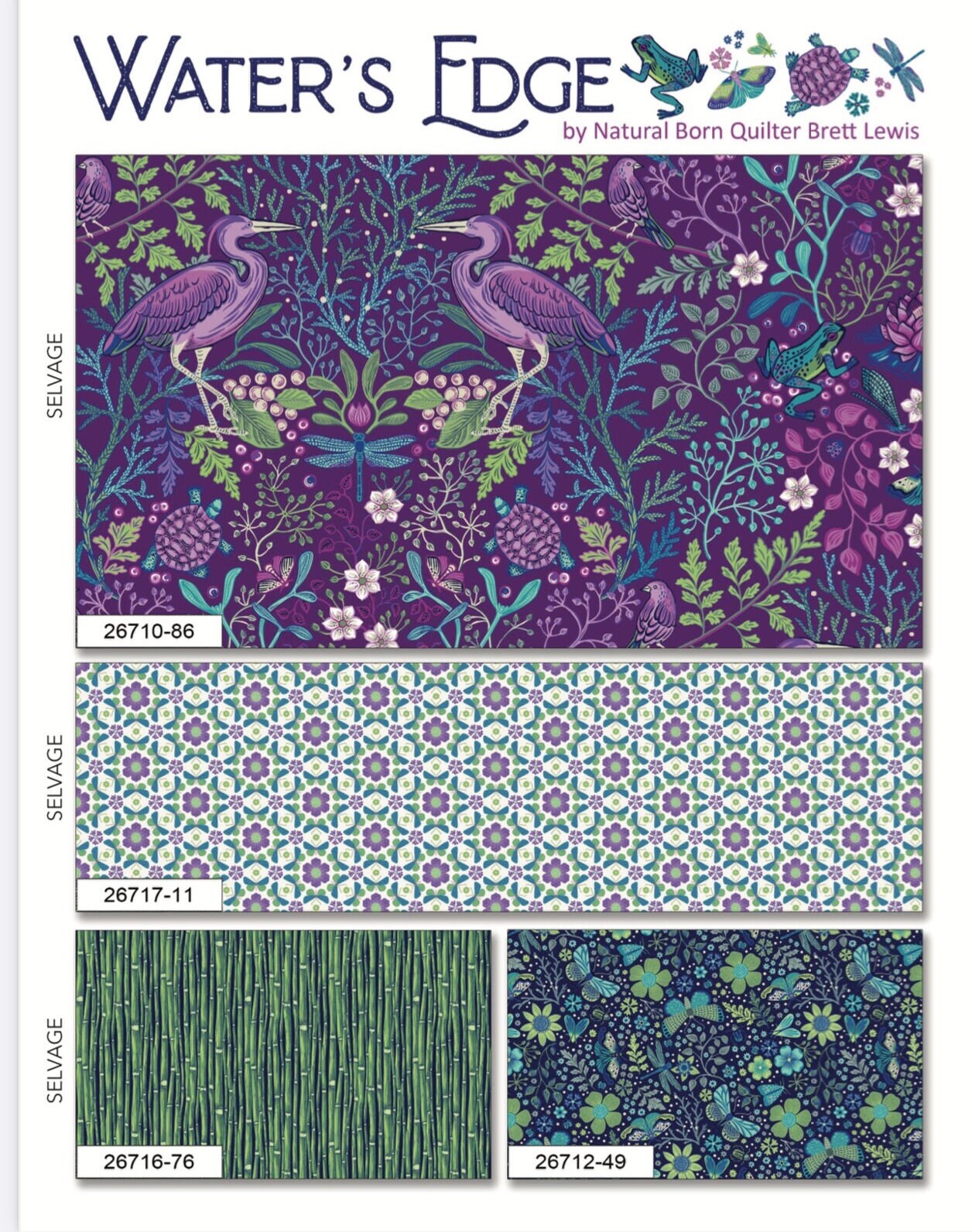 Water’s Edge-promenade-navy-water’s Edge Collection-brett Lewis ...