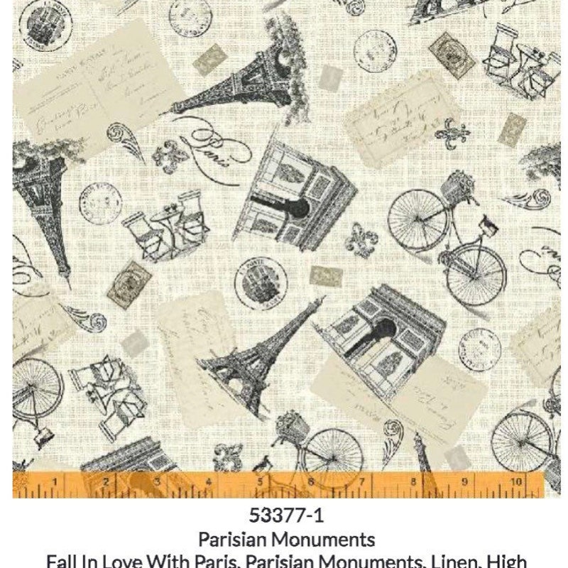 Paris Fabric - Etsy