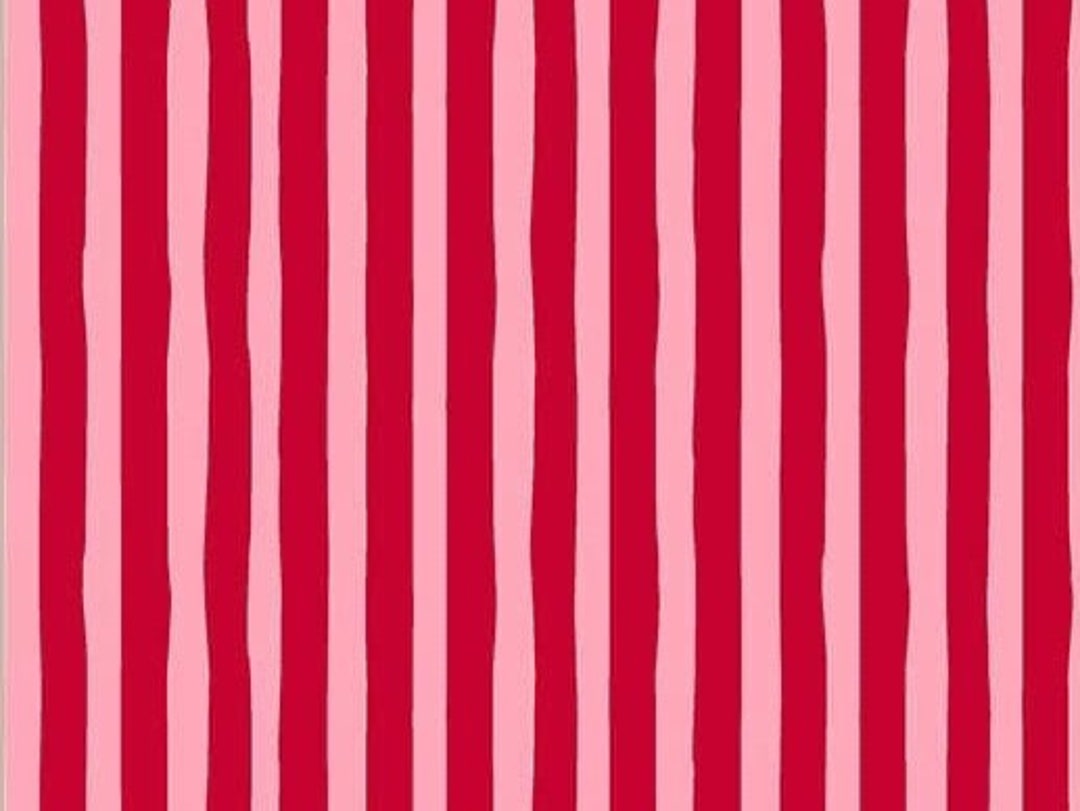 Eloise-signature Stripe-pink and Red-windham Fabrics-100% Cotton-53886 ...