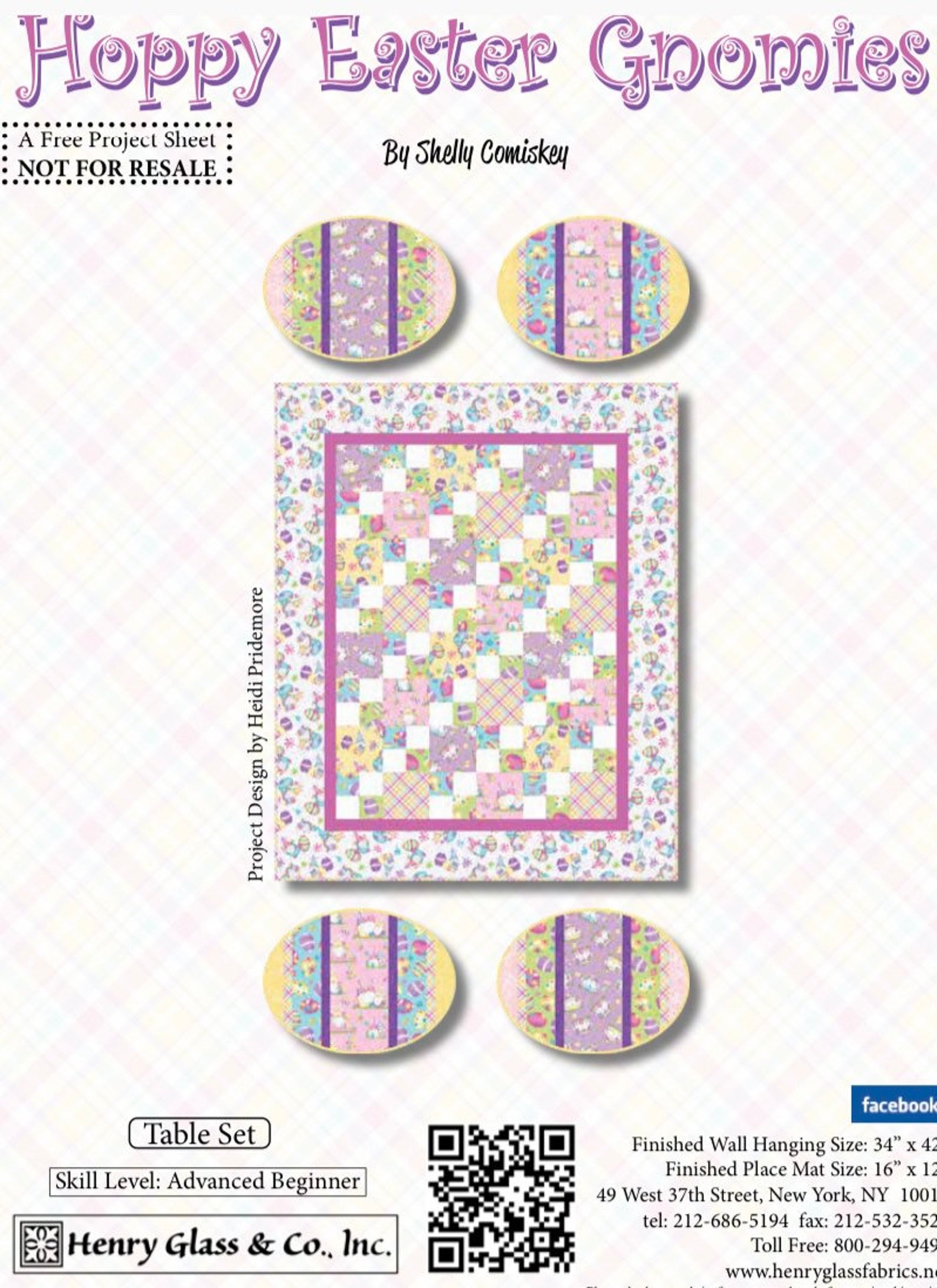 Easter Gnomie Panel-24” X 43”-hoppy Easter Gnomies Collection-henry ...