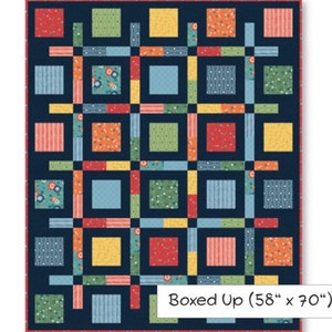 Boxed up Quilt Pattern-4 Sizes-designer Allison Harris-clover & Dot ...
