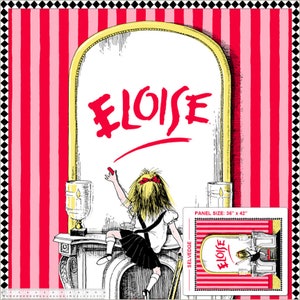 Eloise-the Absolutely Essential Panel-36 X 42pink White Red Black ...