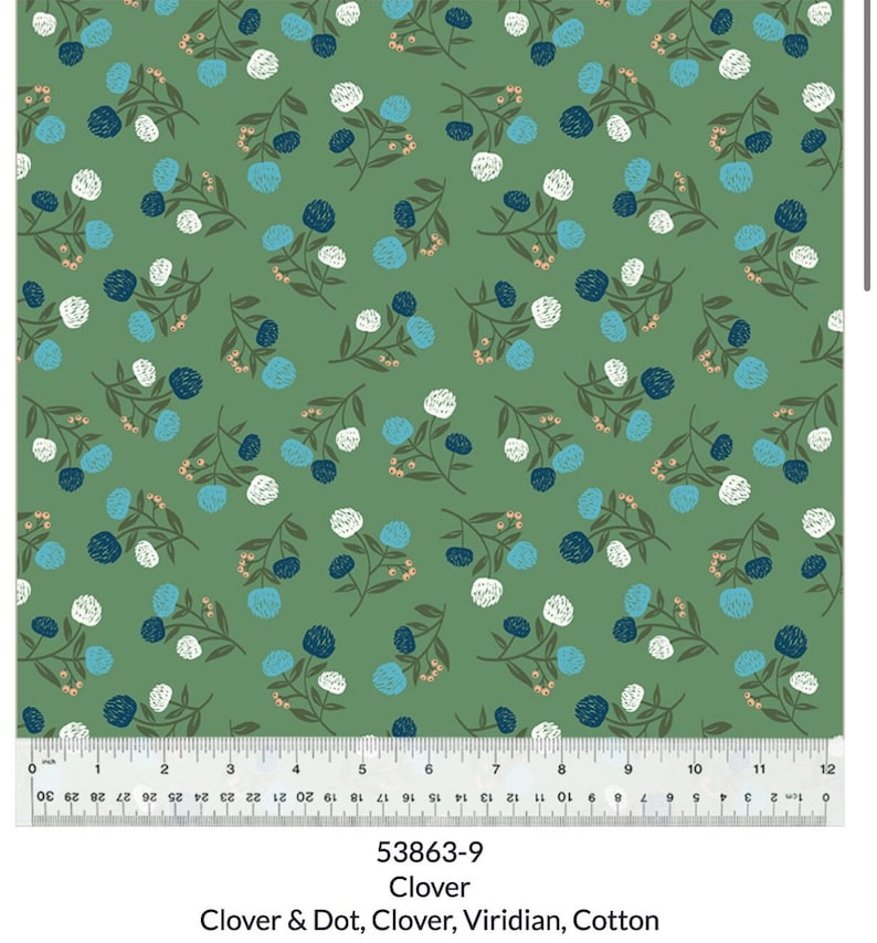 Clover & Dot Collection-clover-viridian-green-allison Harris-windham ...