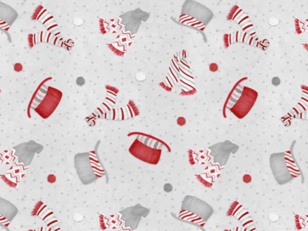 Hats & Scarves-gray Red-frosty Merry Mints Collection-danielle Leone ...