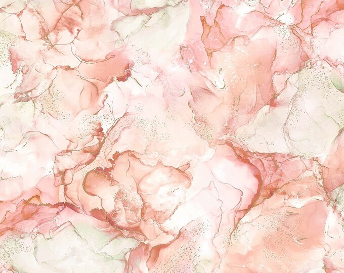 Midas Touch-shimmer-multi Texture-rose-sage-gold-metallic-northcott-deborah Edwards-melanie ...