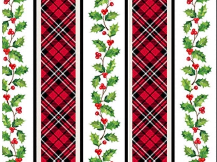 Christmas Plaid Border