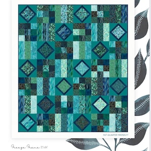 Ebb & Flow-cascade-emerald-metallic Gold-essoldo Design-kate Rebecca Leach-windham-100% Cotton ...