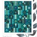 Ebb & Flow-cascade-ink-metallic Gold-essoldo Design-kate Rebecca Leach-windham-100% Cotton ...