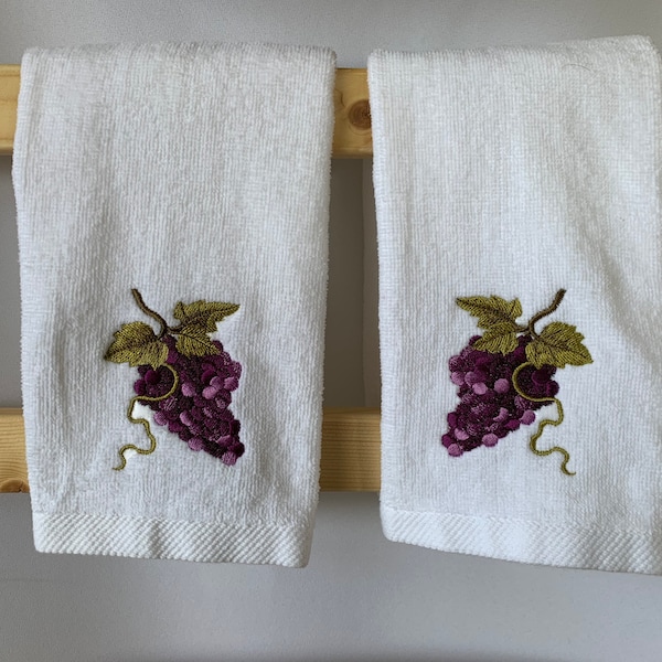 Grape Towels - Etsy