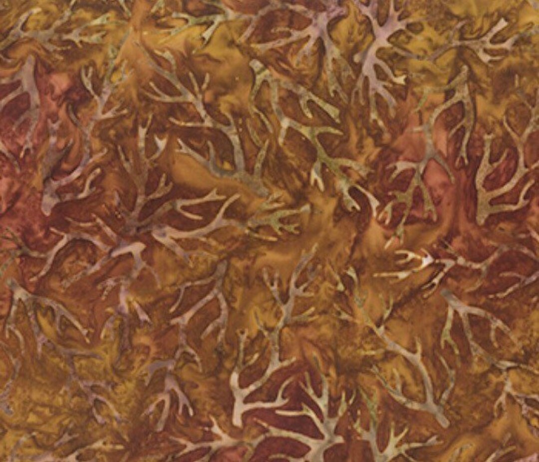 Batik-branches-sponge Toffee-banyan Batiks Northcott-destination Amazon ...