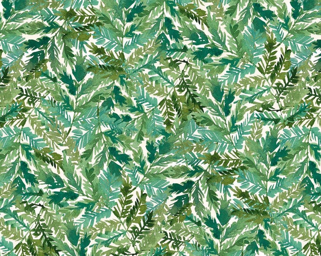 Luscious-ferns-cream-leaf-leaves-deborah Edwards-melanie Samra ...