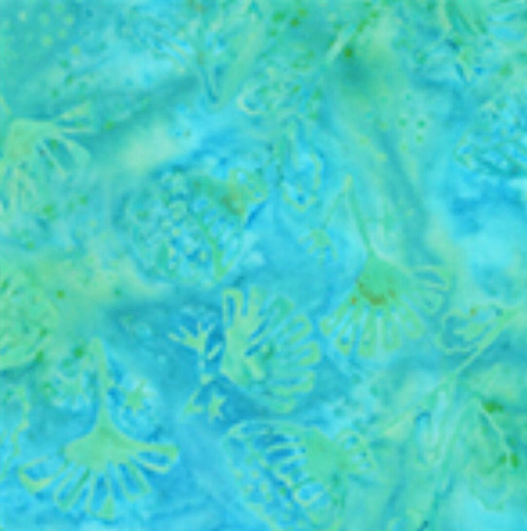 Batik-iris Beauty Collection-pixie Garden-calypso-jacqueline De Jonge-windham Fabrics-100% ...