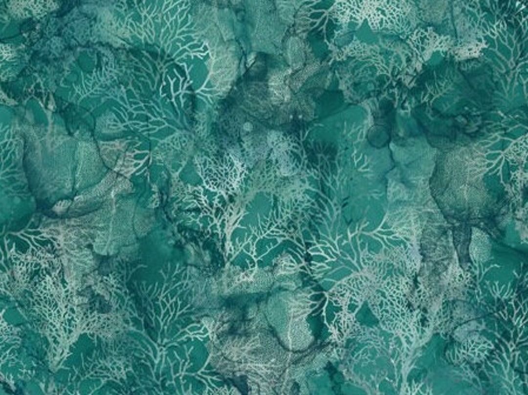 Sea Breeze-coral-teal-northcott Fabrics-melanie Samra-deborah Edwards ...