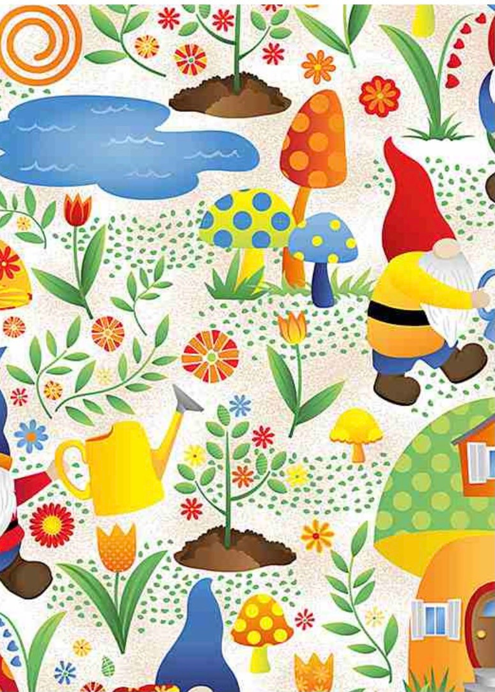 Woodland Gnomes-white-timeless Treasures Gnome Worry Be Happy - Etsy