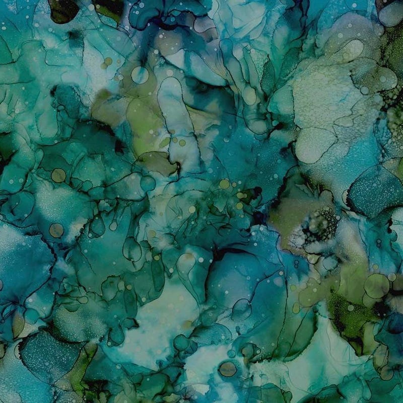 Teal Quilt Fabric - Etsy