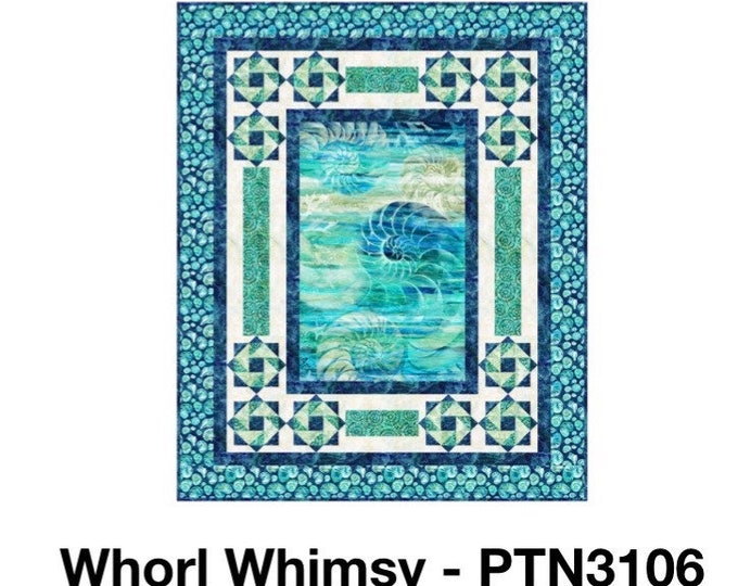 Whorl Whimsy Quilt Pattern-61 X 76 Quilt-designed by Bound to Be ...