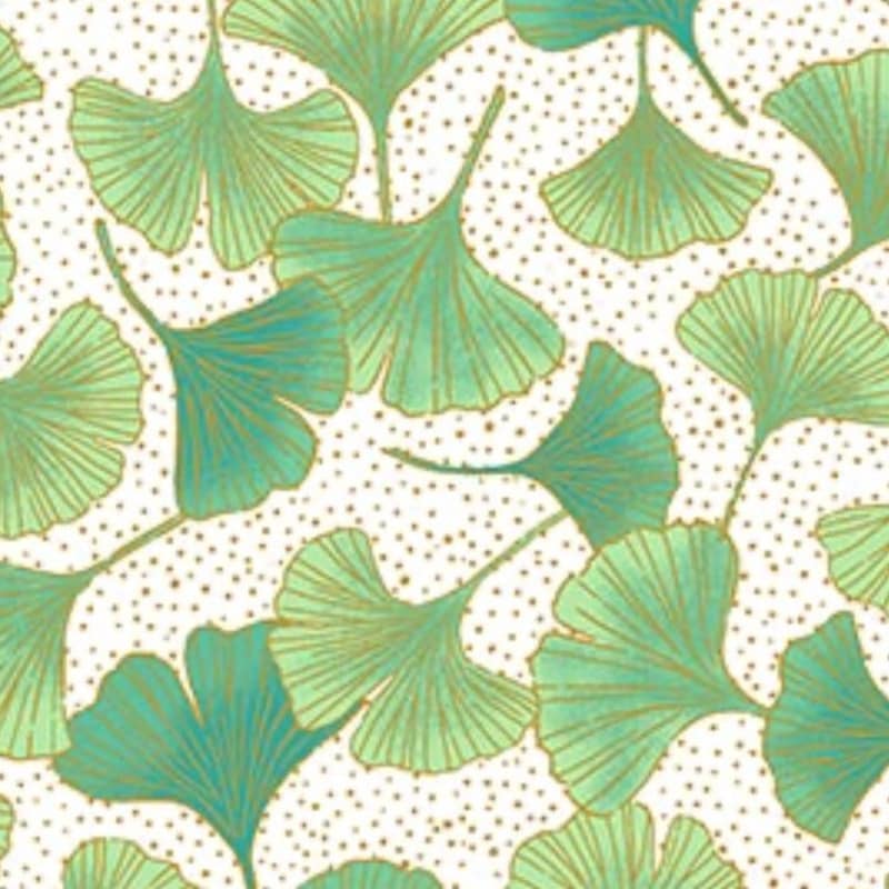 Ginkgo Leaf Fabric - Etsy