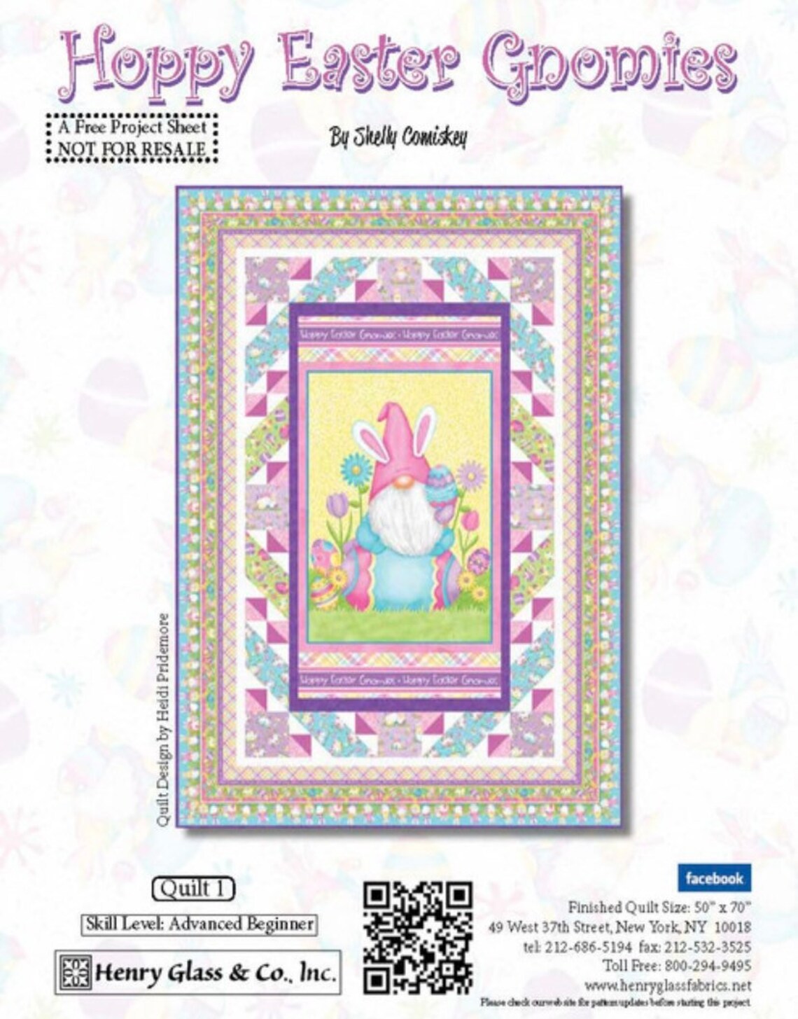 Easter Gnomie Panel-24” X 43”-hoppy Easter Gnomies Collection-henry ...