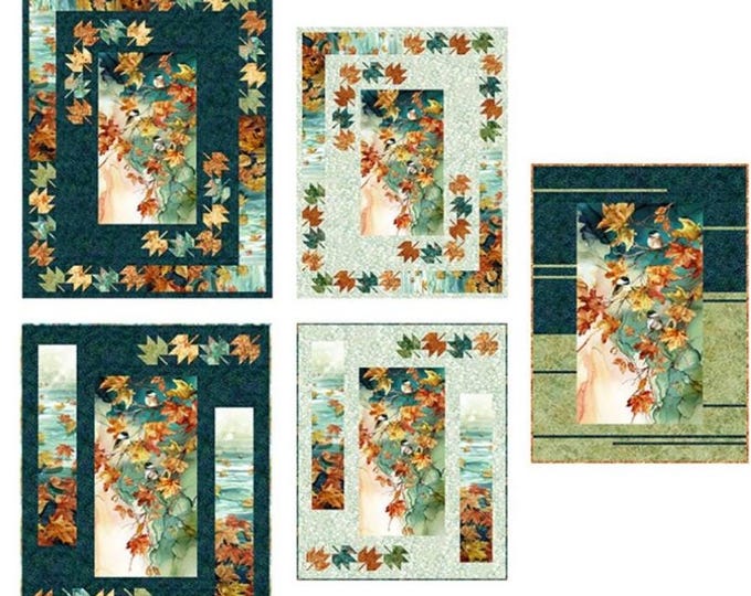 Autumn Blaze Pattern-3 Styles and Sizes-patti Carey-patti’s Patchwork-shown With Autumn Breeze ...