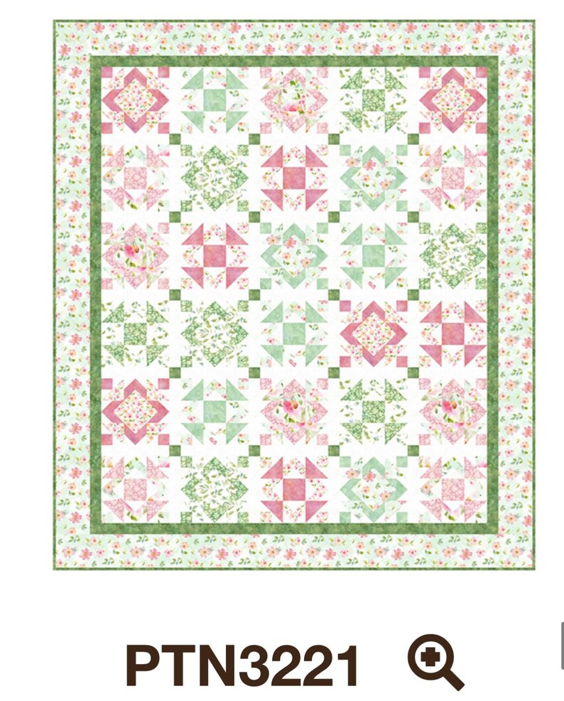 Sweet Surrender-floral Toss-seafoam-northcott Studios-100% Quilting ...