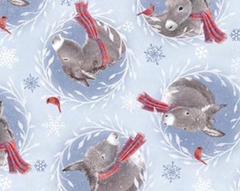 Donkey Fabric 2 Donkeys by Leroyj Donkey Brown Gray Mule Horse Donkey ...