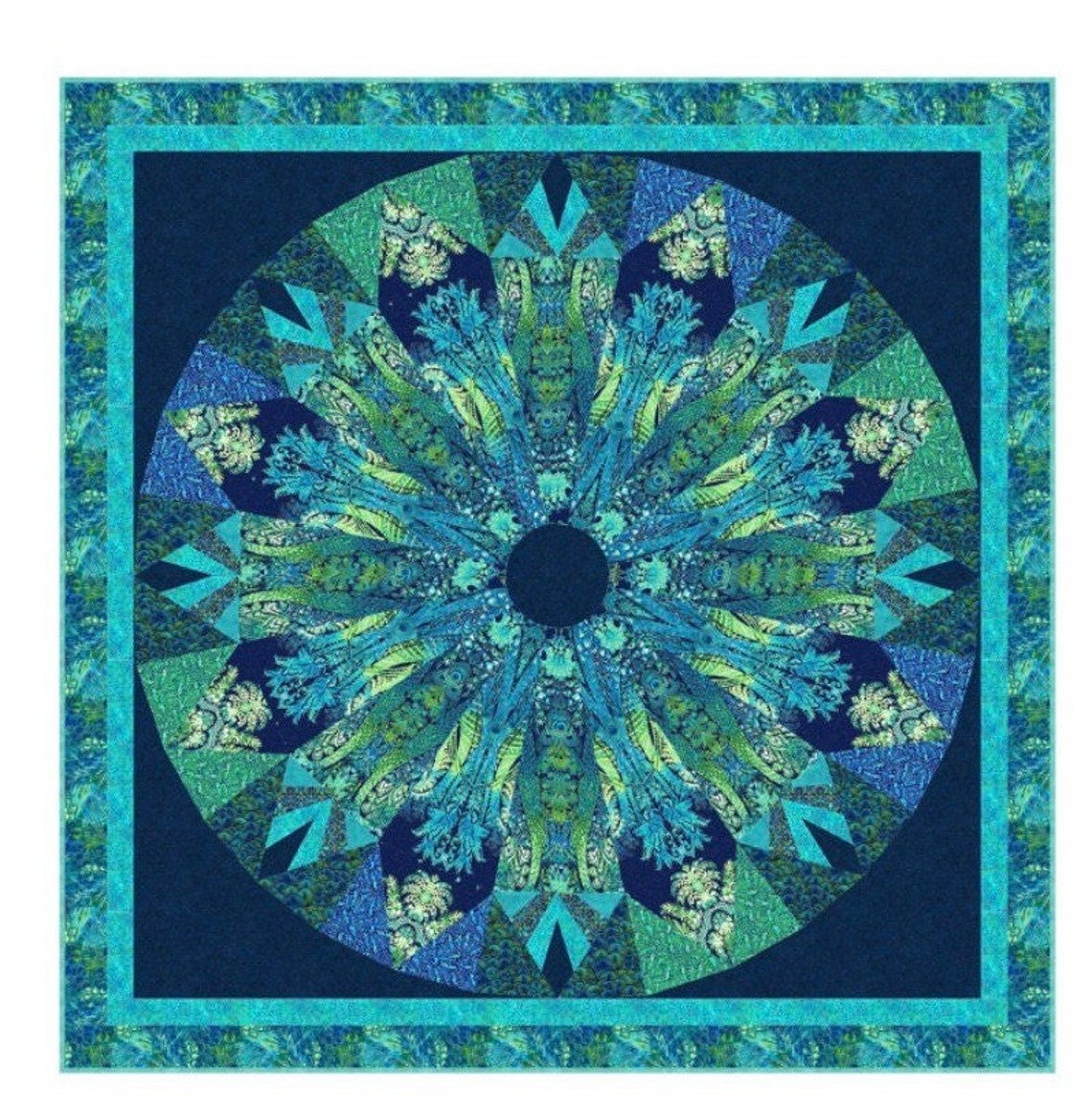 Pebbles-turquoise-shimmer-luminosity Collection-northcott - Etsy