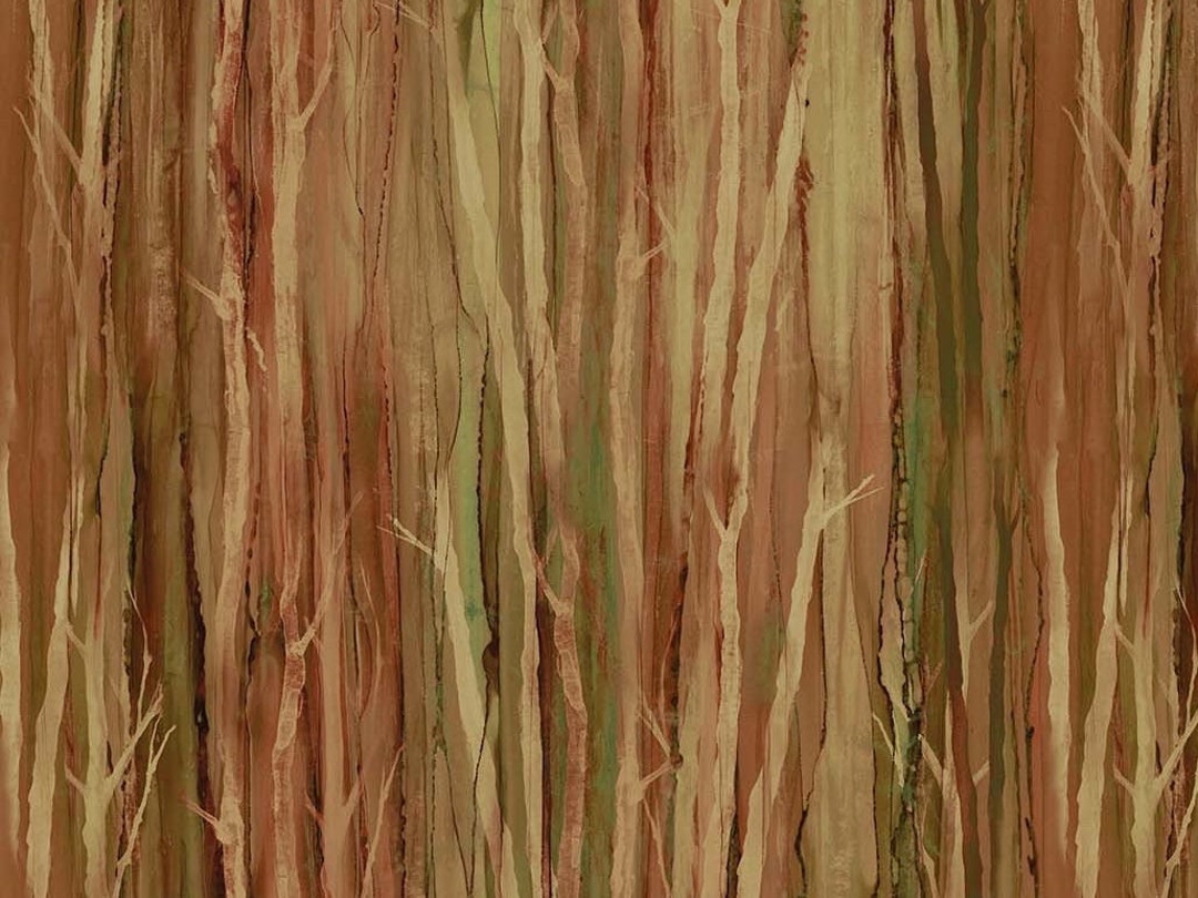 Cedarcrest Falls-twig Texture-rust-northcott Fabrics-deborah Edwards ...