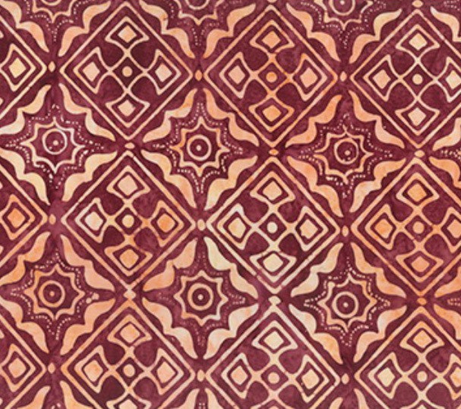 Batik-diamonds-sangria-banyan Batiks Northcott-destination Ireland-red ...