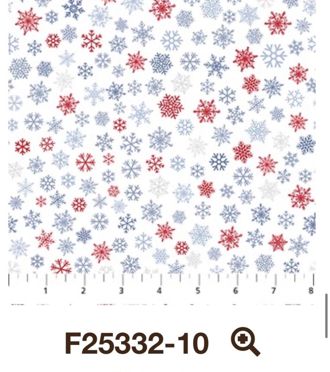 Snowflakes-small-multi-little Donkey’s Christmas-flannel-sarah Summers ...