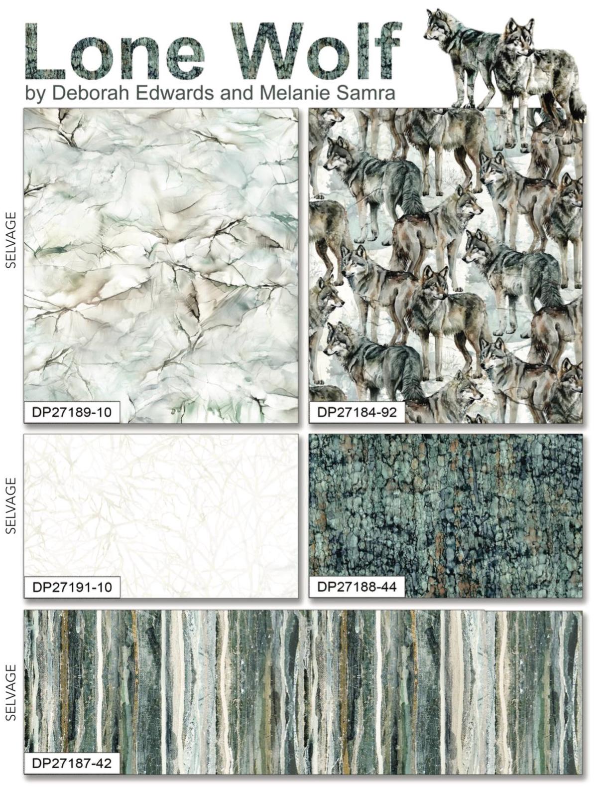 Lone Wolf Collection-twig Texture-off White-northcott Fabrics-deborah ...
