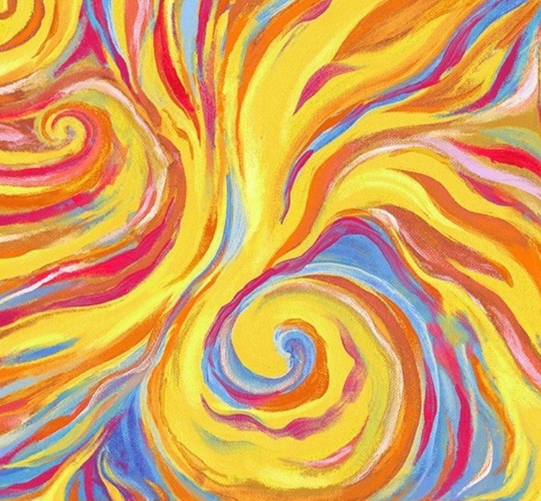 Swirl Sensation-yellow-impressions Collection-windham Fabrics-100 ...