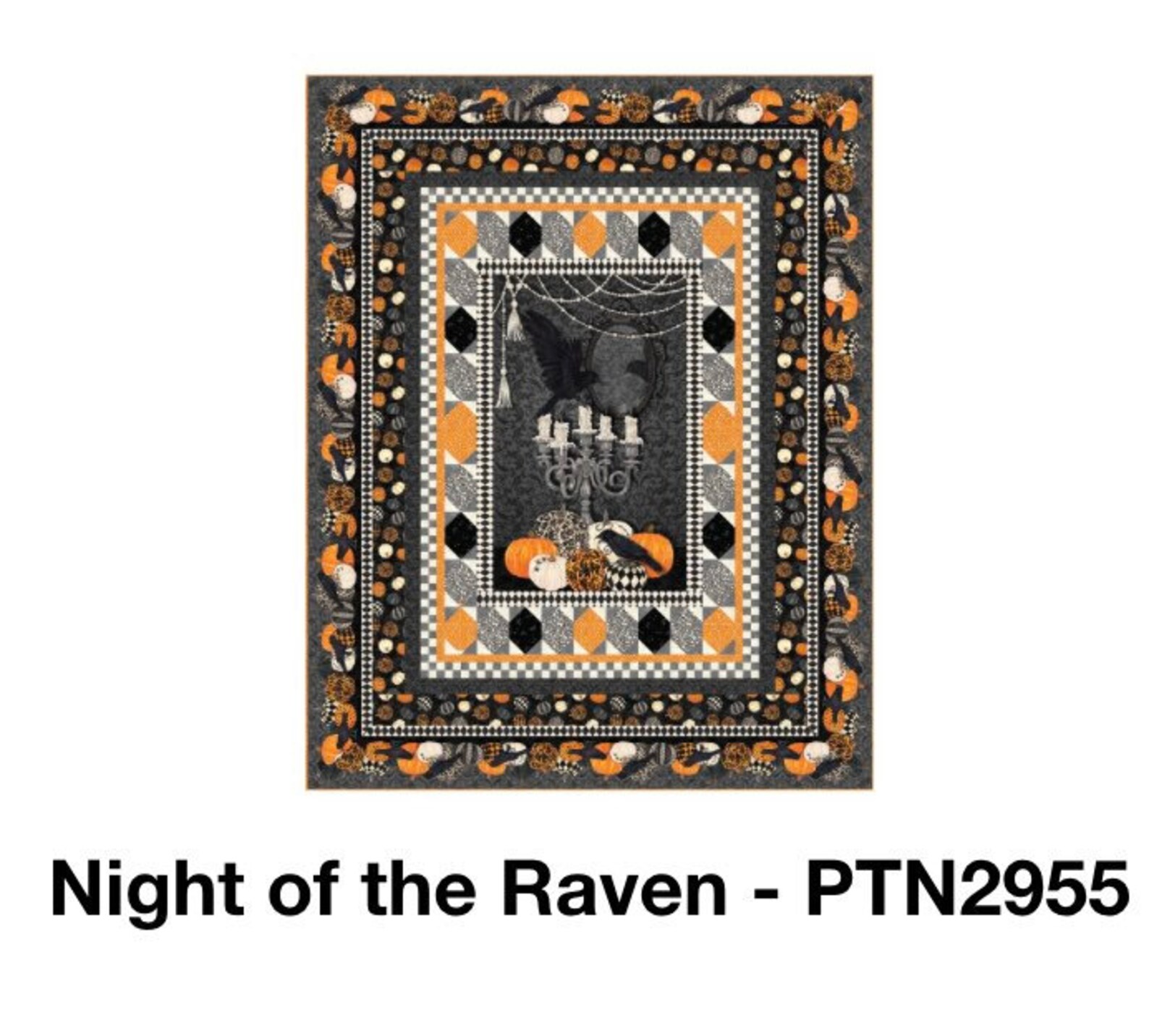 Candelabra Raven Panel 43x 24candelabra - Etsy