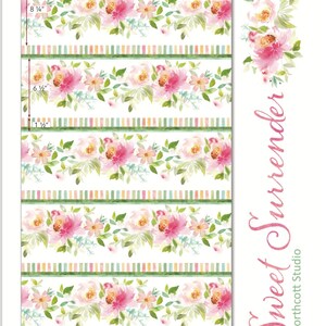 Sweet Surrender-floral Blender-pink-northcott Studios-100% Quilting ...