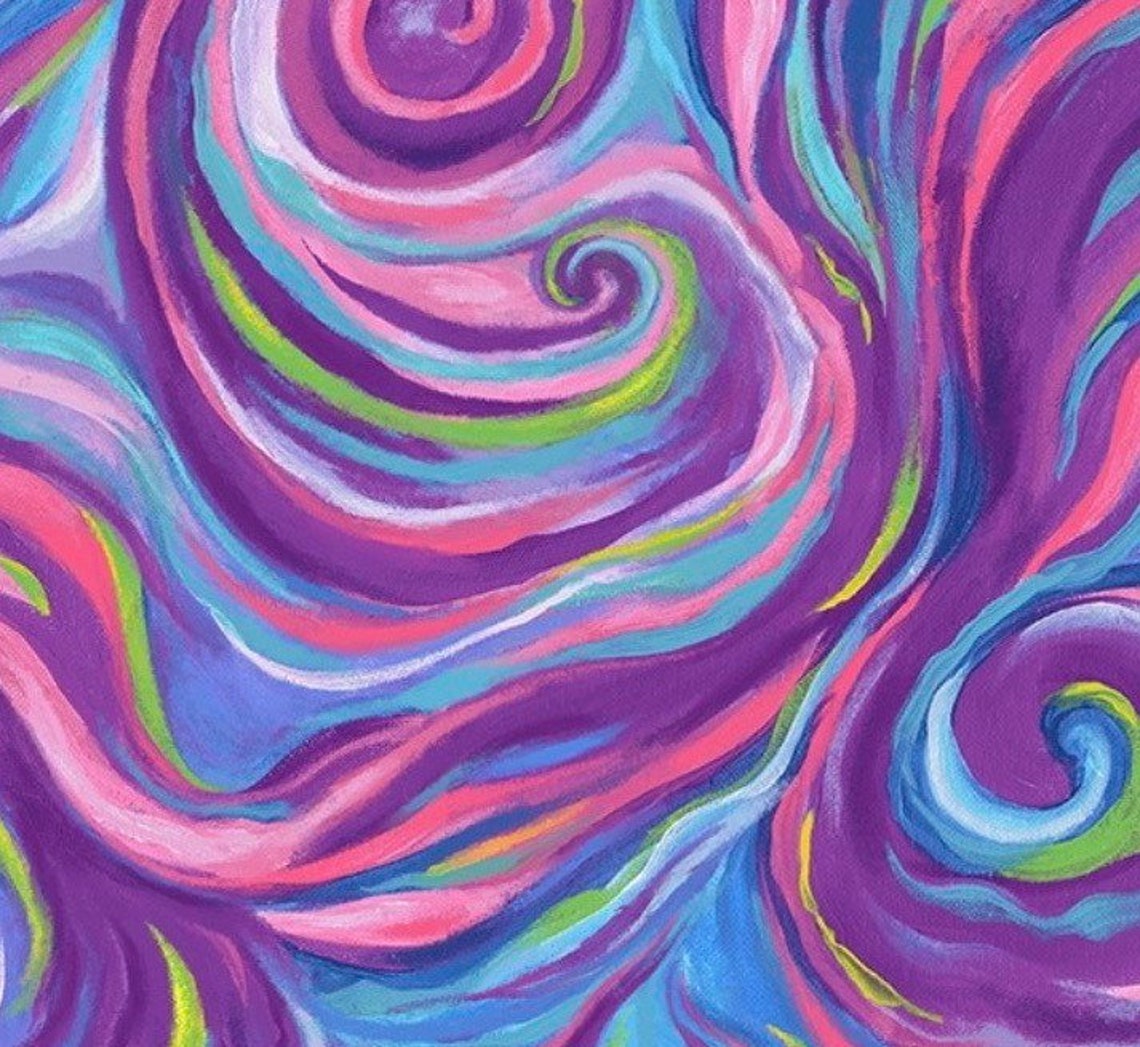 Swirl Sensation-purple-impressions Collection-windham - Etsy