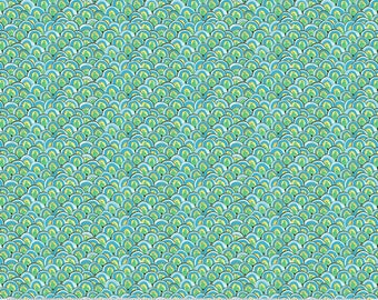 Ebb & Flow-saltaire-prussian-essoldo Design-kate Rebecca Leach-windham-100% Cotton Fabric-54031d ...