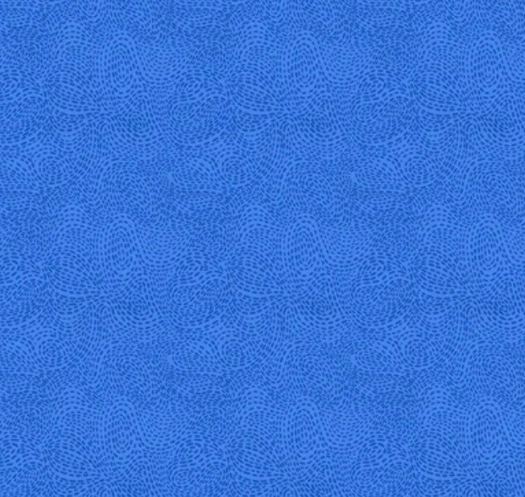 Periwinkle-blue-waved Collection-paint Brush Studios-dotted Solid-100% ...