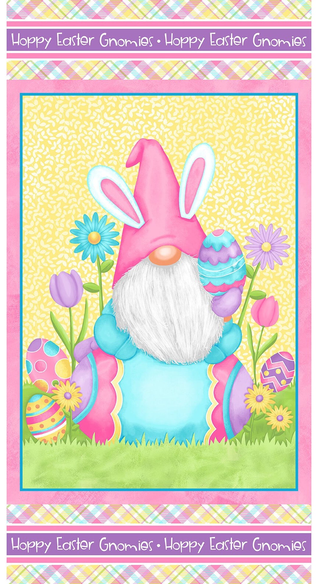 Easter Gnomie Panel-24” X 43”-hoppy Easter Gnomies Collection-henry ...