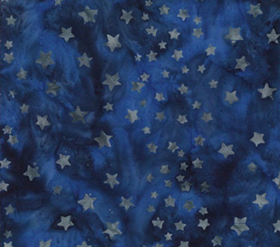 Batik-stars-royal Blue-banyan Batiks-bandana Collection-flag-liberty ...