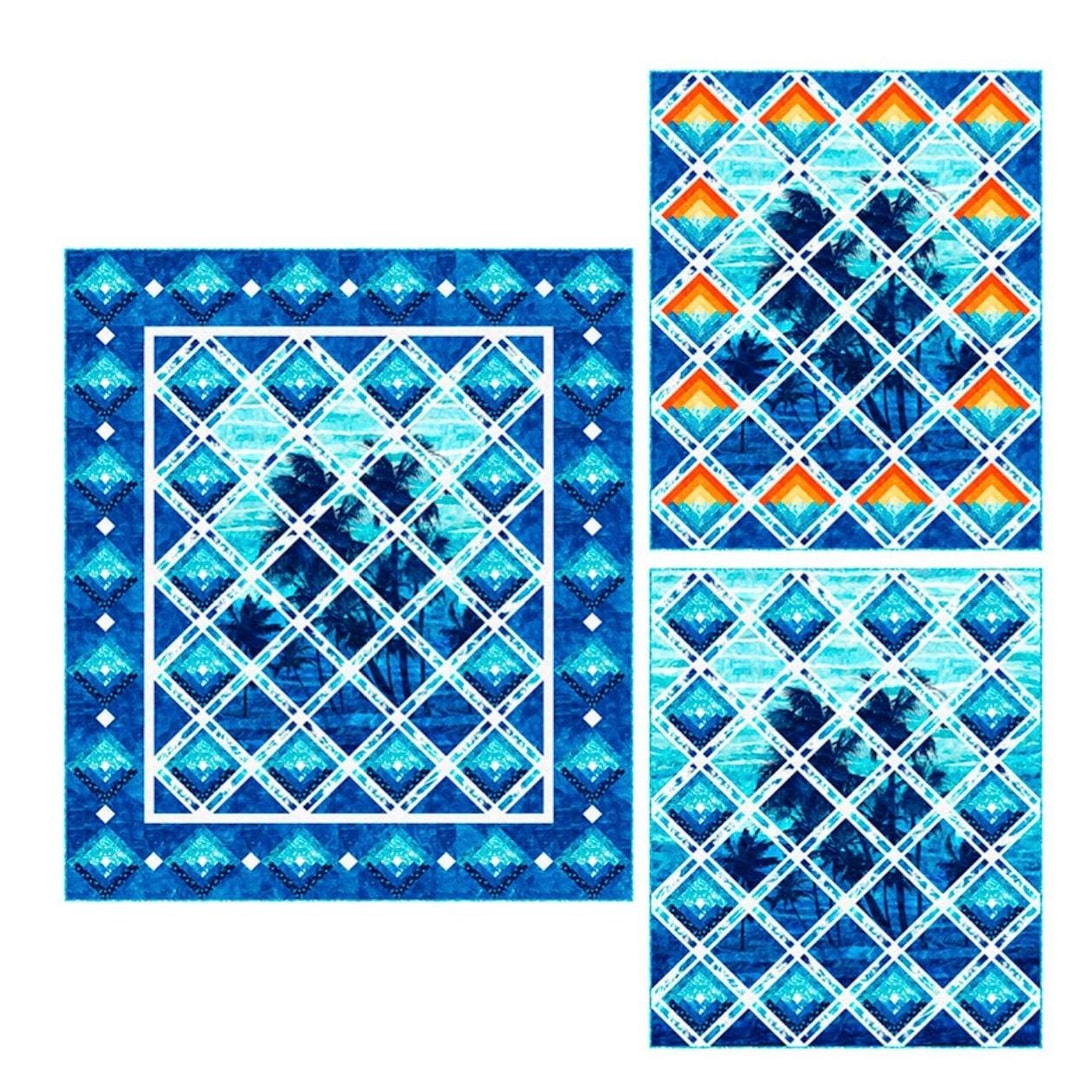 Logs & Lattice Quilt Pattern-2 Styles and Sizes-patti Carey-patti’s ...