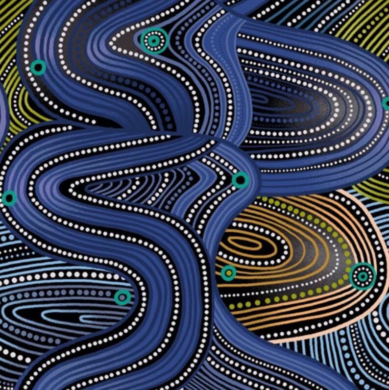 Walkabout 2-paint Brush Studios-goanna Australian Bush River - Etsy