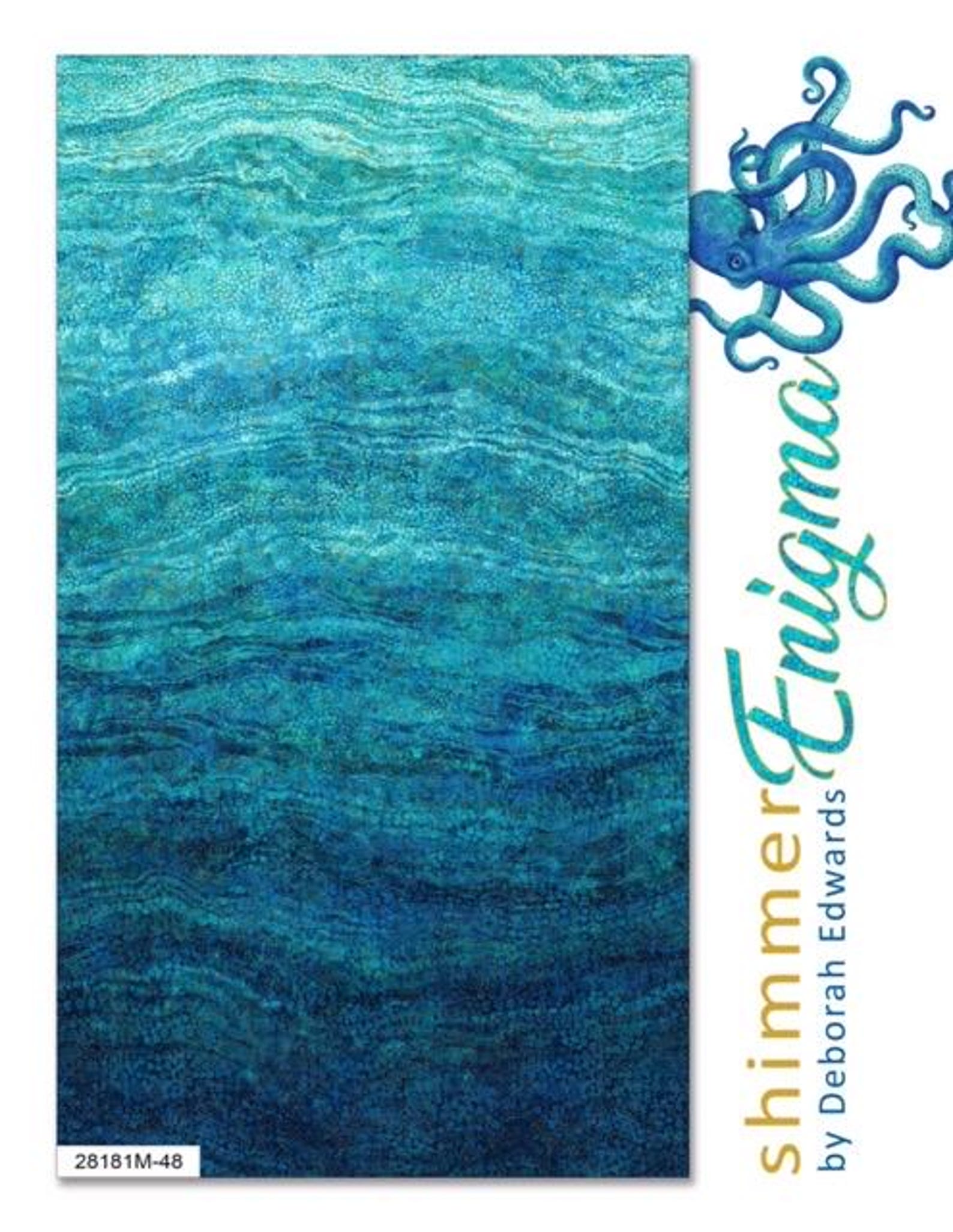 Shimmer-enigma Collection-speckle-light Blue-metallic-northcott-deborah ...