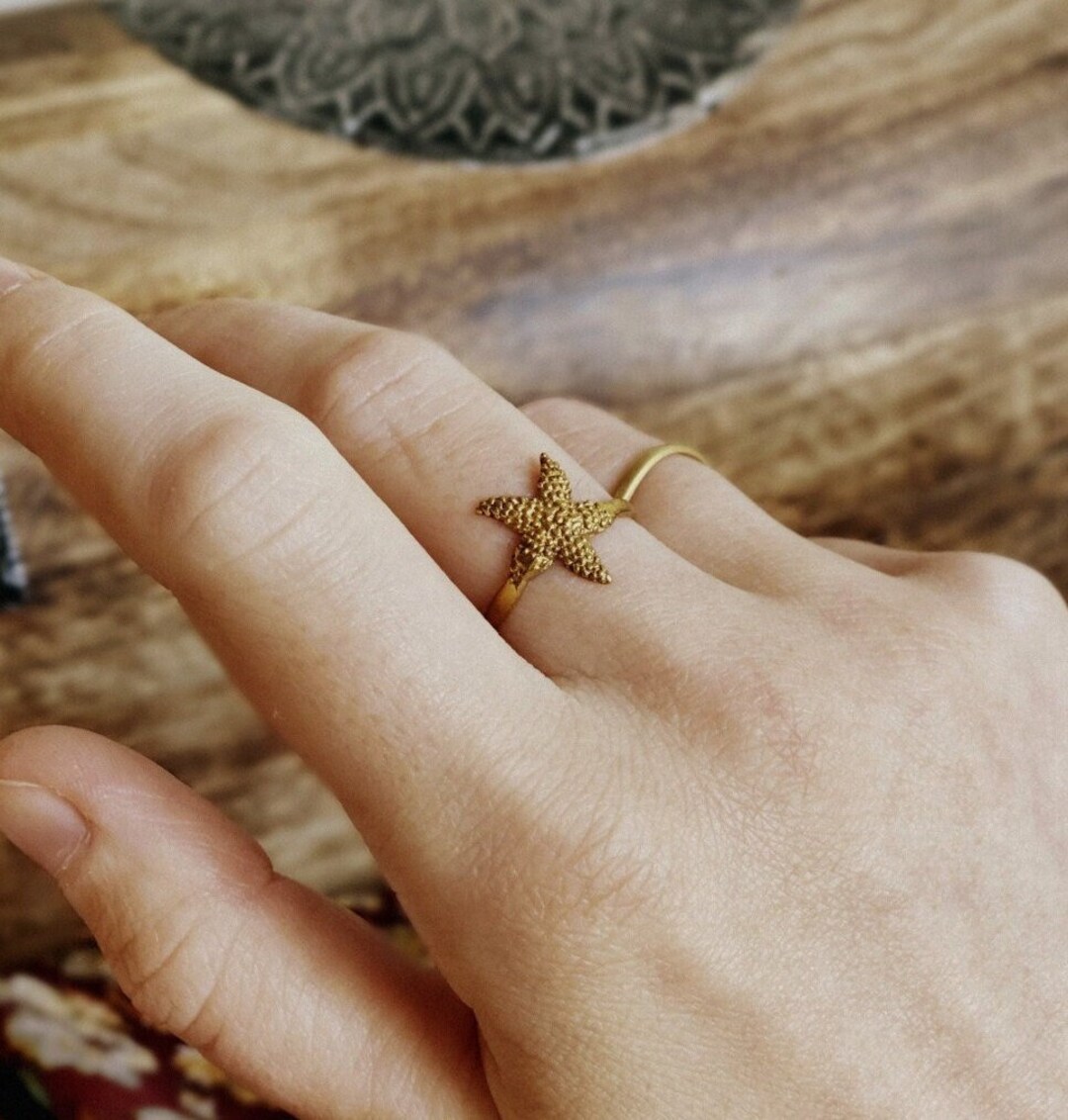 Star Fish Ring | Dainty Ring | Minimalist Ring | Starfish | Winter ...
