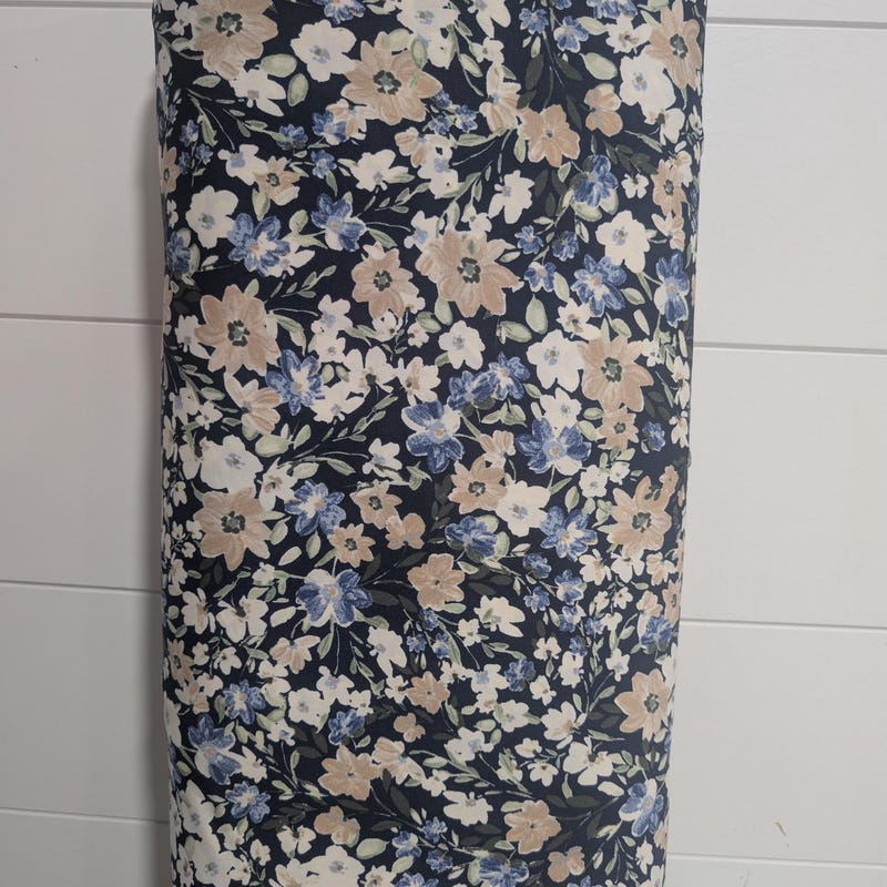 Dty Knit Fabric Floral - Etsy